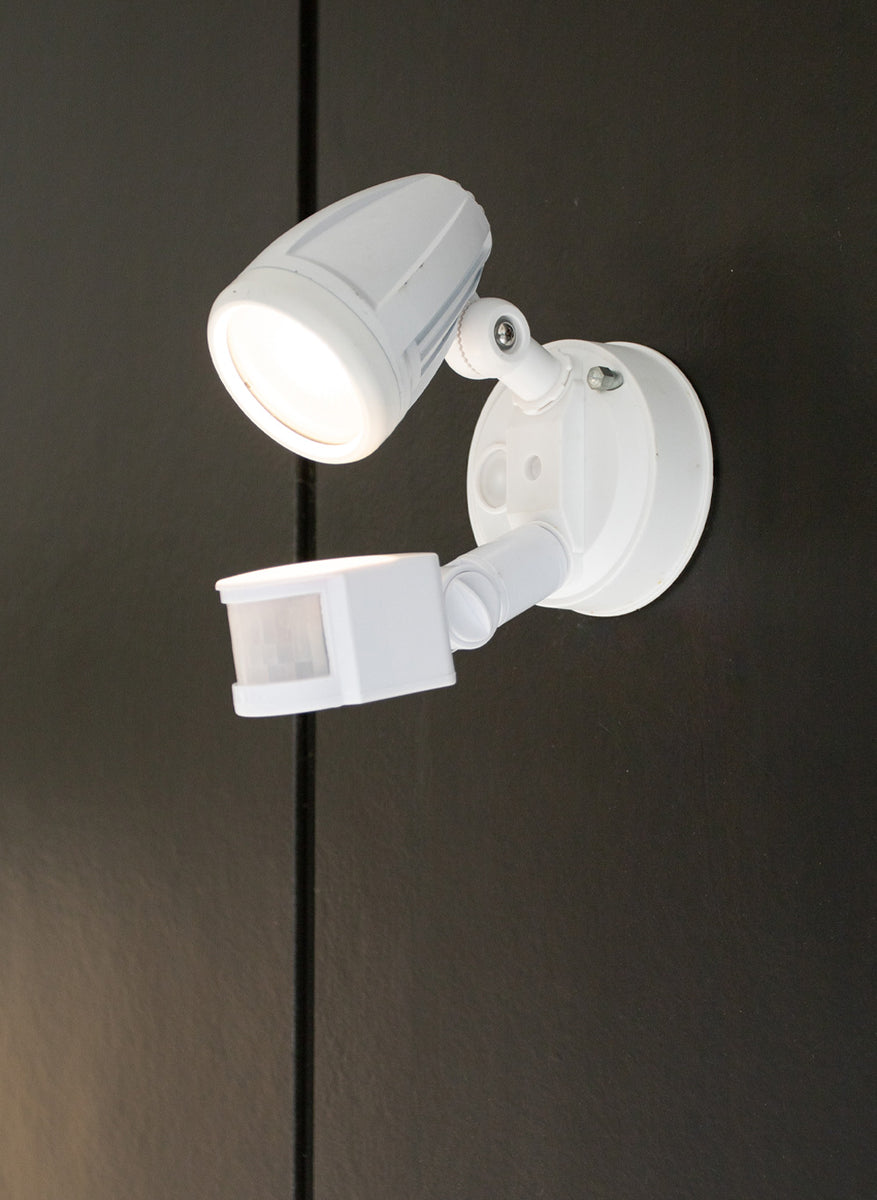 Single Security Light White – Lumenhaus Lighting